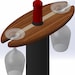 Wine Glass Bottle Caddy Woodworking Pattern Template CNC Router Files ...