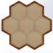 Hexagon Honey Comb Catch All Tray Set DXF STL CNC Router Files - Etsy