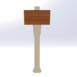 Easy Woodworking Mallet CNC Router DXF Stl Files - Etsy