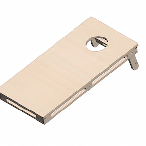 Cornhole Half Scale Set CNC Router Laser Cut Files Notch and Tab and ...