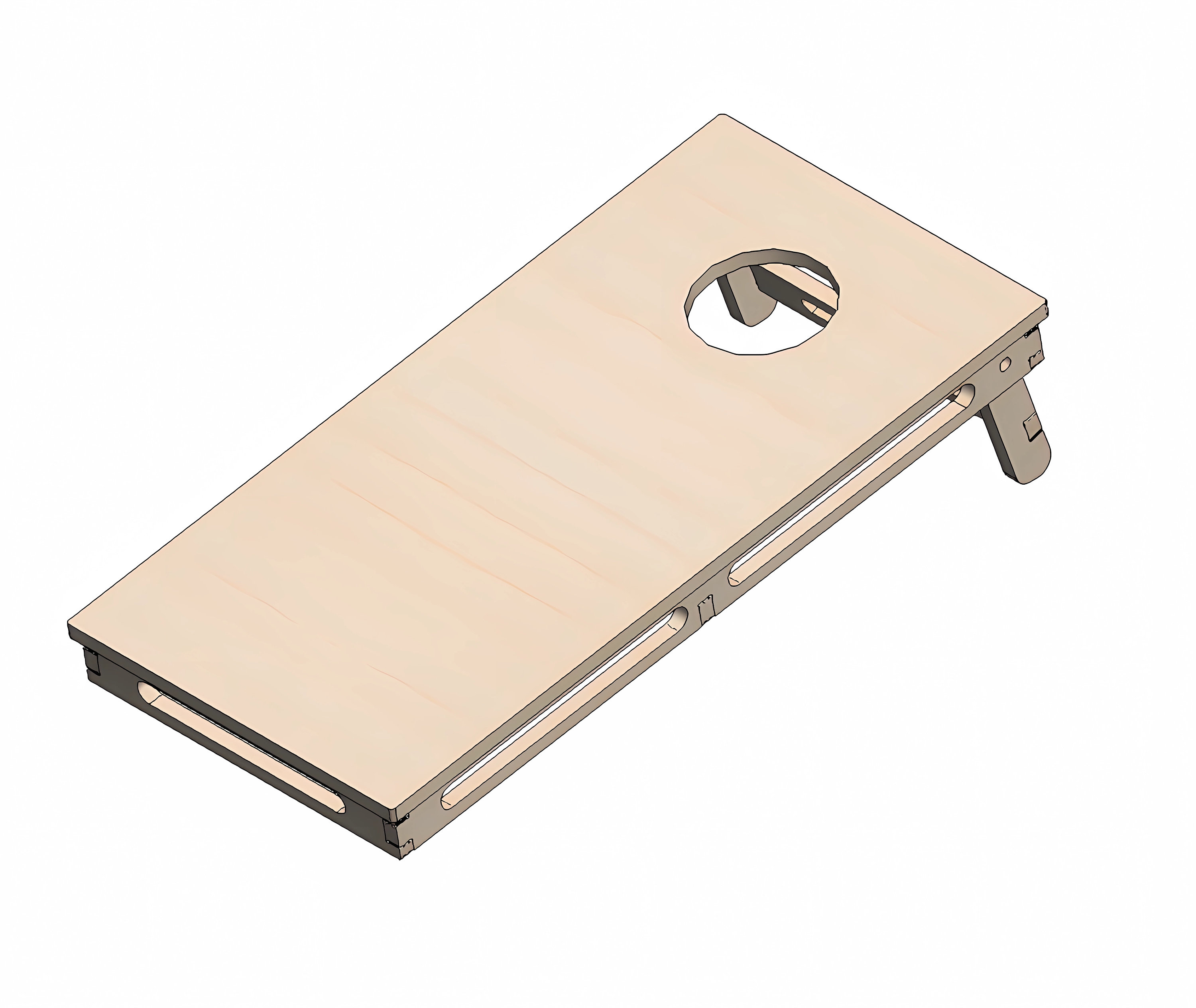 Cornhole Half Scale Set CNC Router Laser Cut Files Notch and Tab and ...