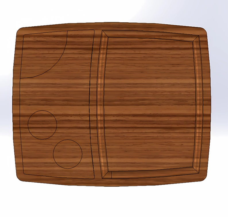 Wooden Bistecca Steak Plates Cutting Board CNC Router and Template ...