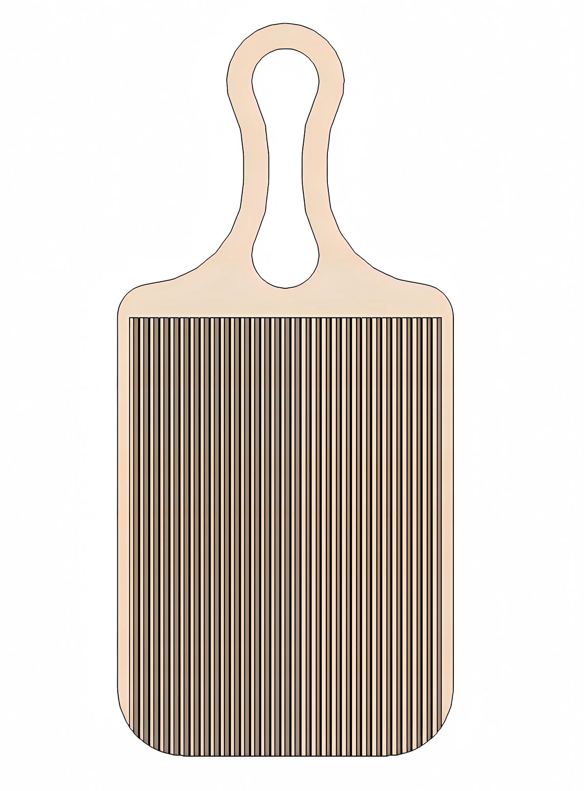 Gnocchi Cavatelli Pasta Board CNC Router Files DXF STL Pdf Template ...