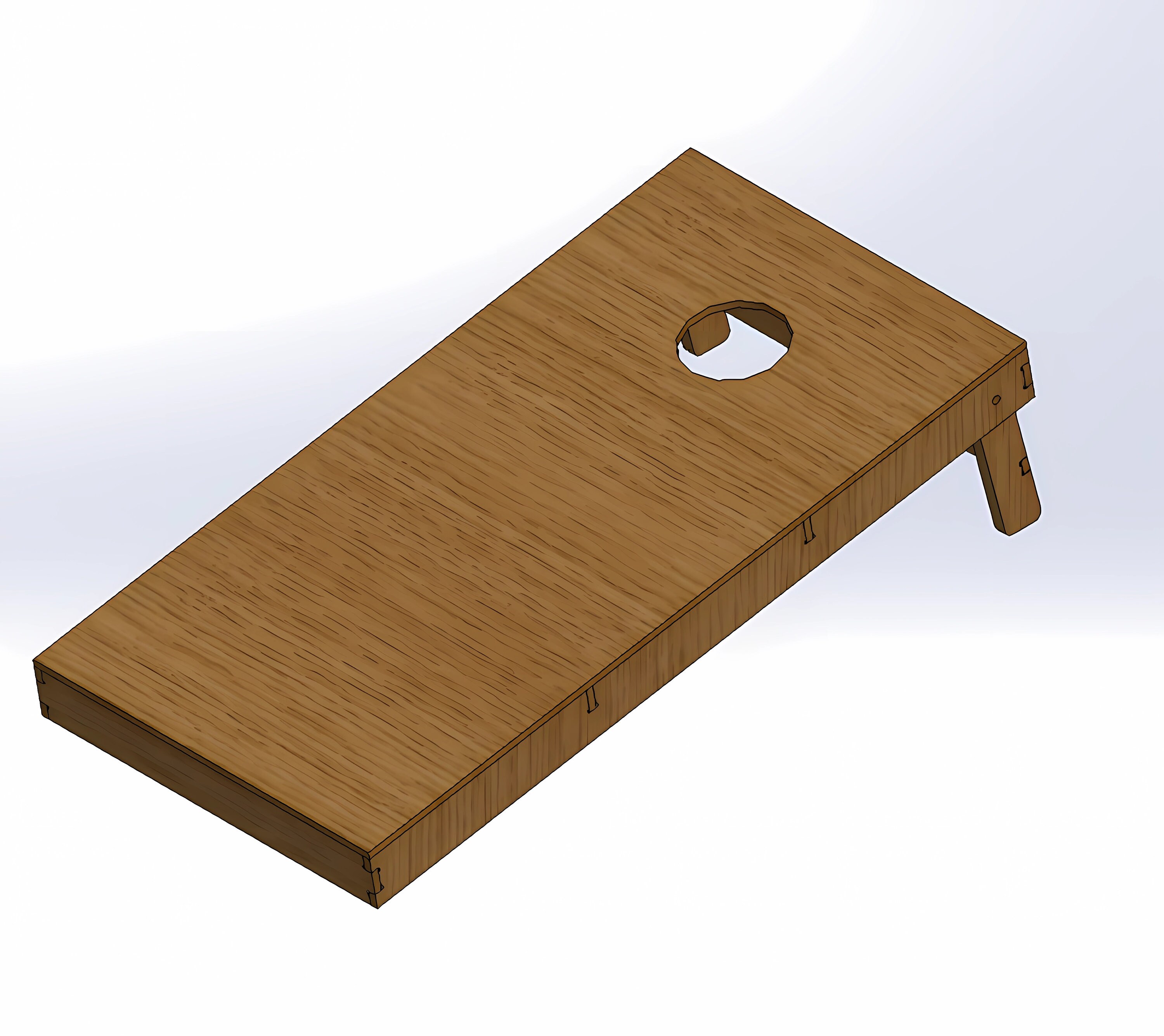 Cornhole Board Regulation Sized CNC Router Laser Cut Files Plus Full 4 ...