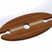 Wine Glass Bottle Caddy Woodworking Pattern Template CNC Router Files ...