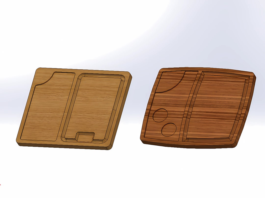 Wooden Bistecca Steak Plates Cutting Board CNC Router and Template ...