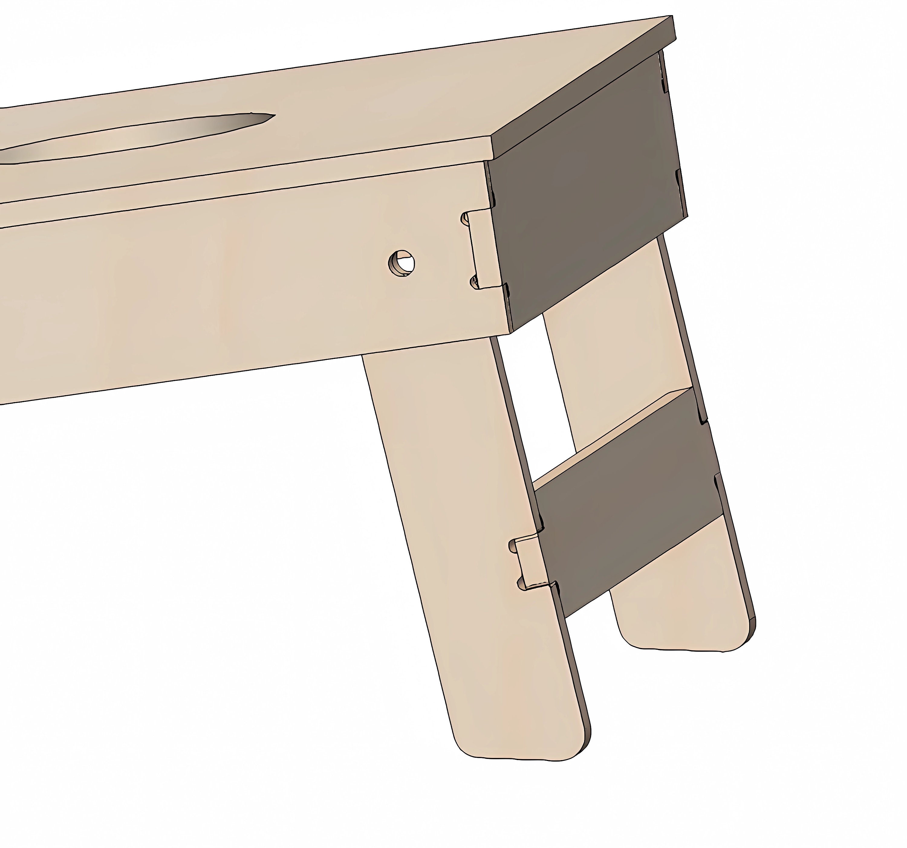 Cornhole Board Regulation Sized CNC Router Laser Cut Files Plus Full 4 ...