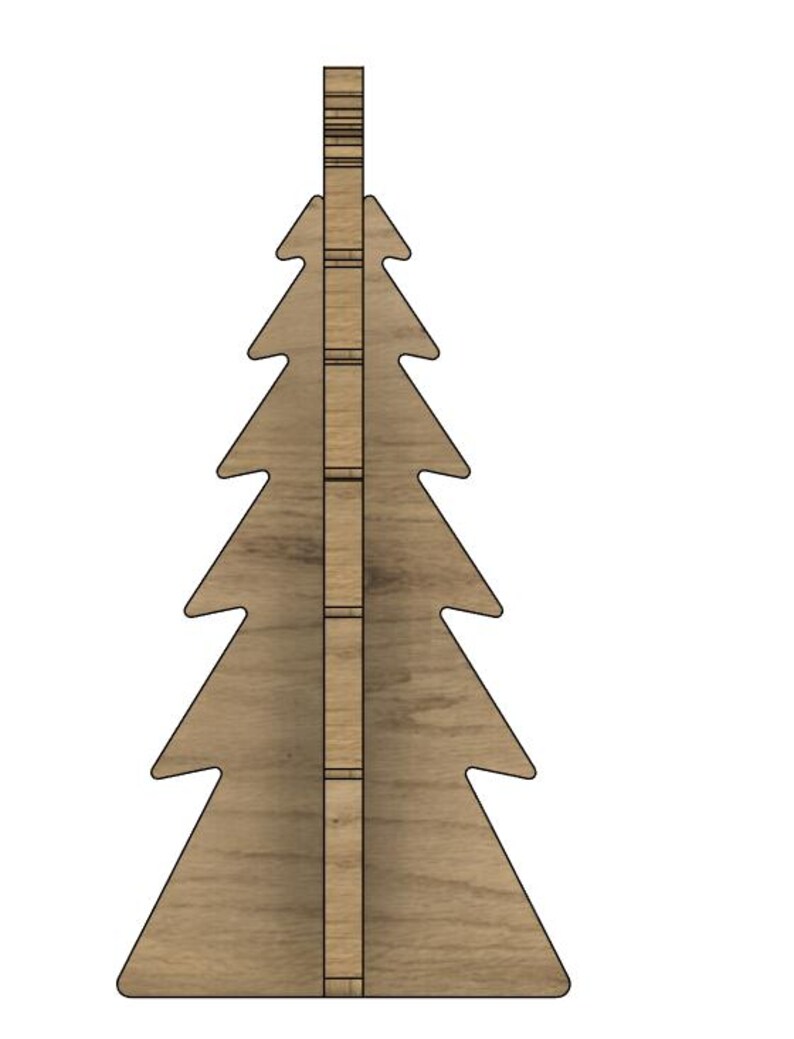 Christmas Tree Decor Flat Pack Knockdown CNC Router Files Dxf - Etsy