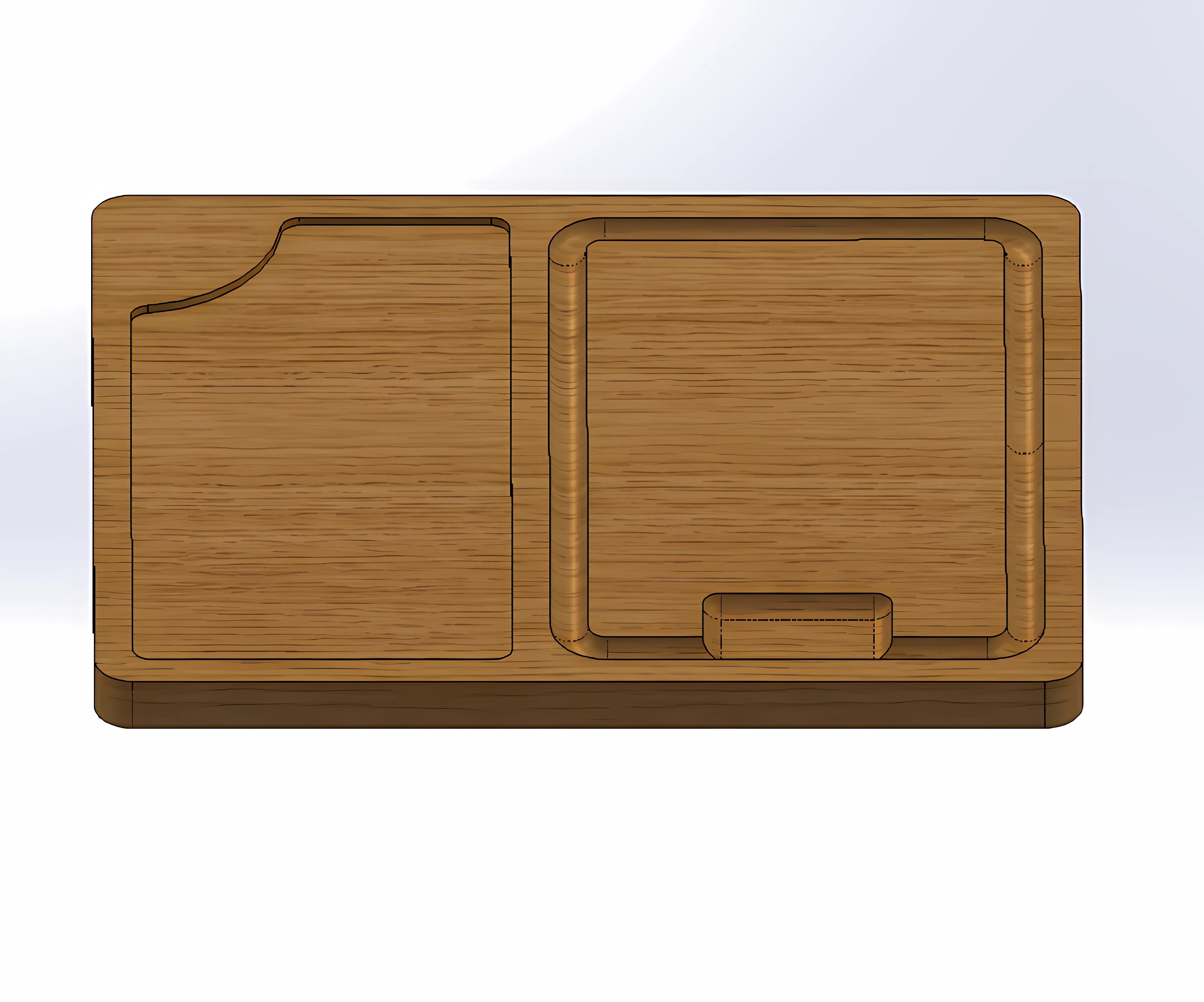 Wooden Bistecca Steak Plates Cutting Board CNC Router and Template ...
