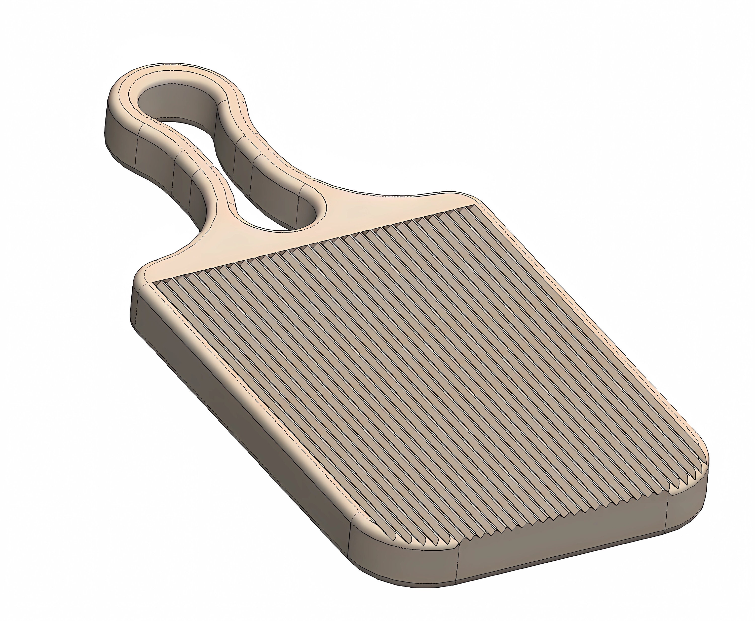 Gnocchi Cavatelli Pasta Board CNC Router Files DXF STL Pdf Template ...