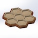 Hexagon Honey Comb Catch All Tray Set DXF STL CNC Router Files - Etsy