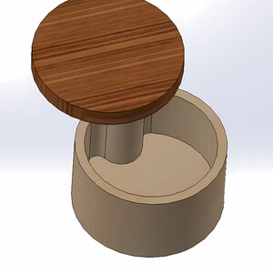 Salt Cellar CNC Router 3D Printer Files Dxf Stl - Etsy Canada