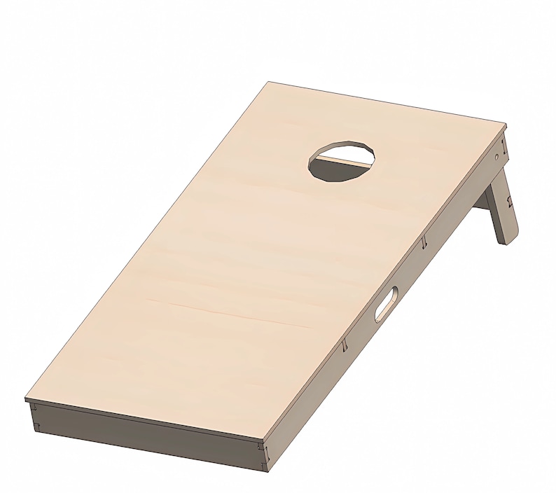 Cornhole Board Regulation Sized CNC Router Laser Cut Files Plus Full 4 ...