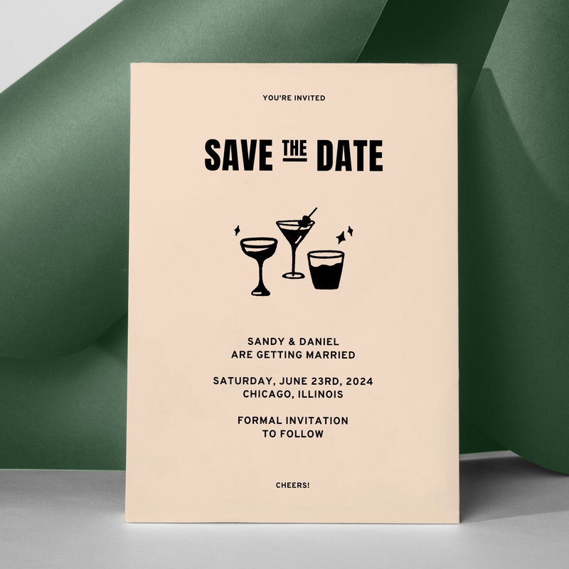 Fun Save the Date - Etsy