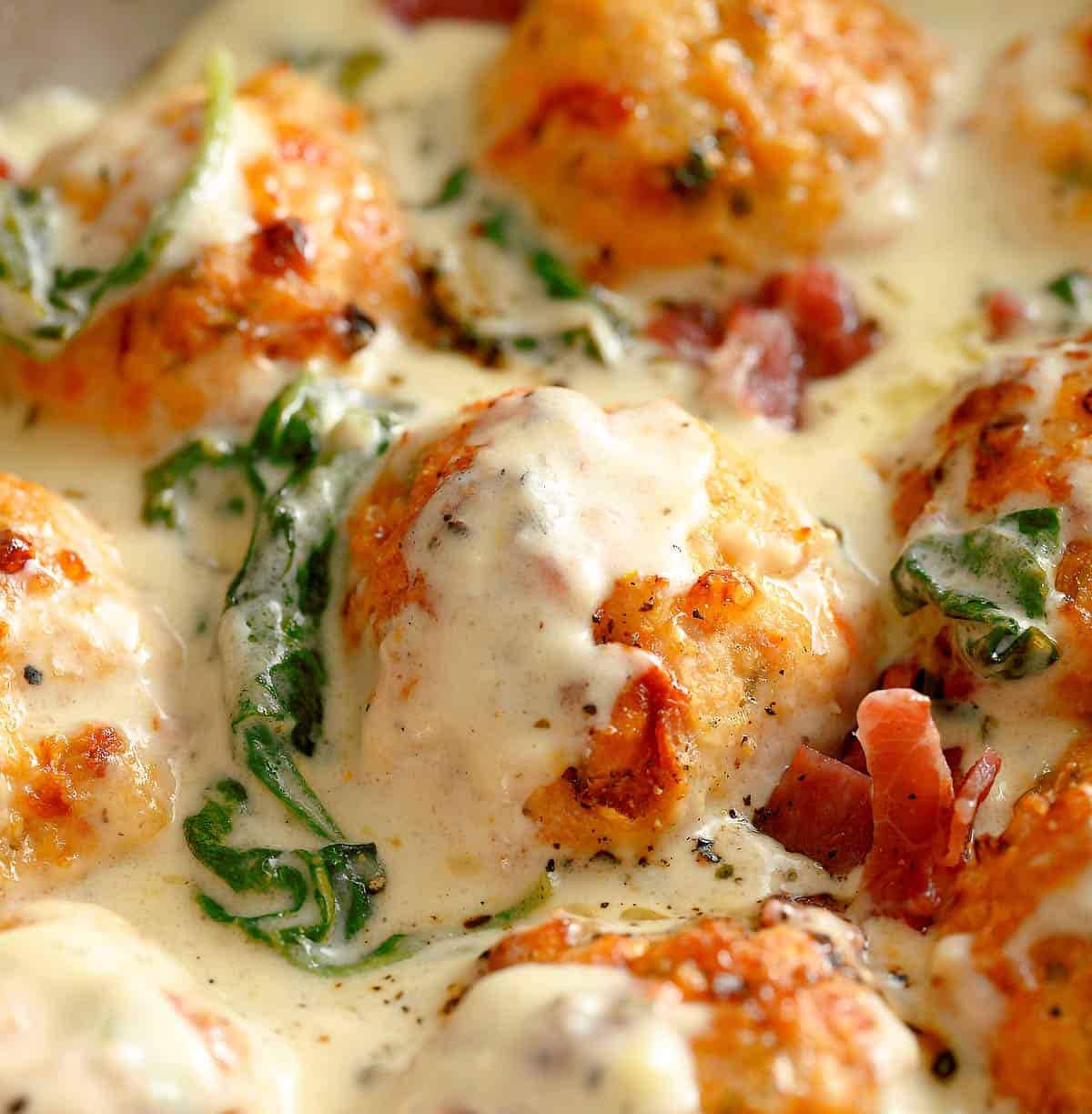 Baked Chicken Ricotta Meatballs RECIPE Digital Download Printable - Etsy