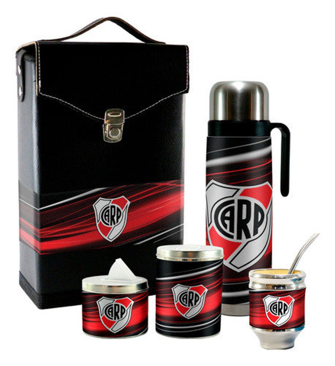 Set Kit Matero, Equipo Mate River Acero Media Manija 6 Piezas, Eqipo Matero, Kit Matero River ...