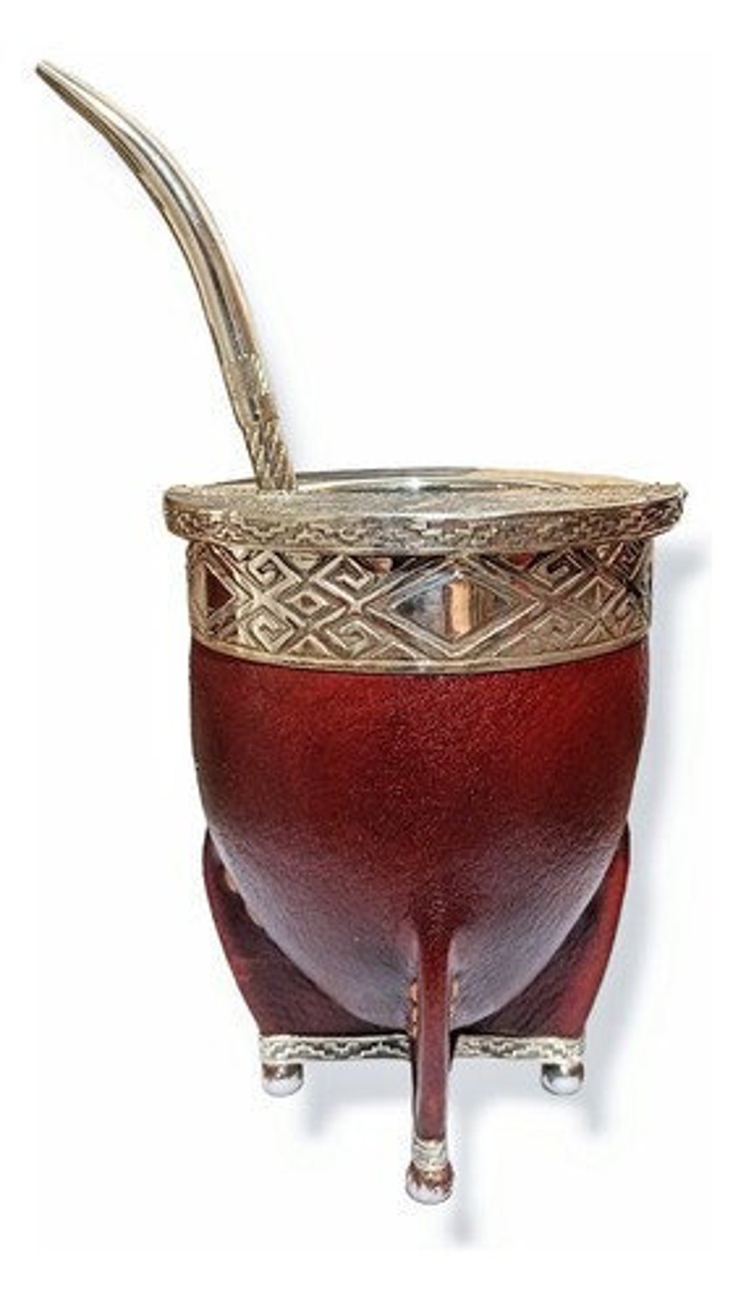 Mate Imperial Premium Especial Alpaca + Bombilla De Alpaca, Argentina ...