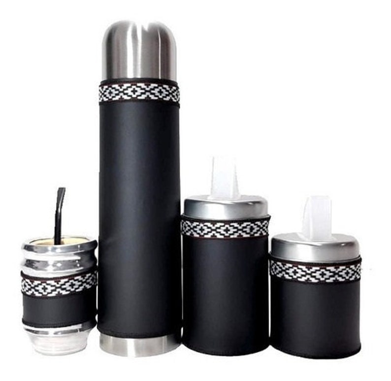 Matera Gourd Set Kit Completo Premiun Faux Leather Black - Etsy