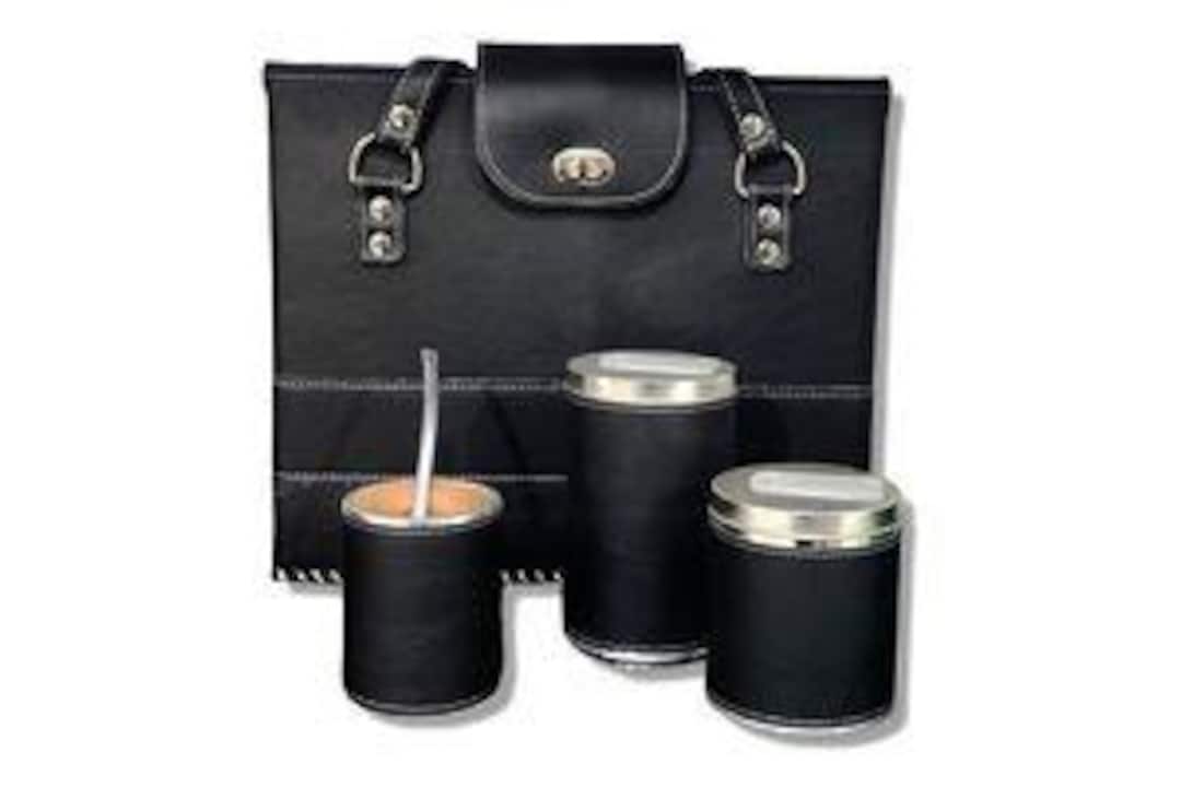 Equipo De Mate, Set De Mate, Set Matero, Kit De Mate Cuero PU Premium ...