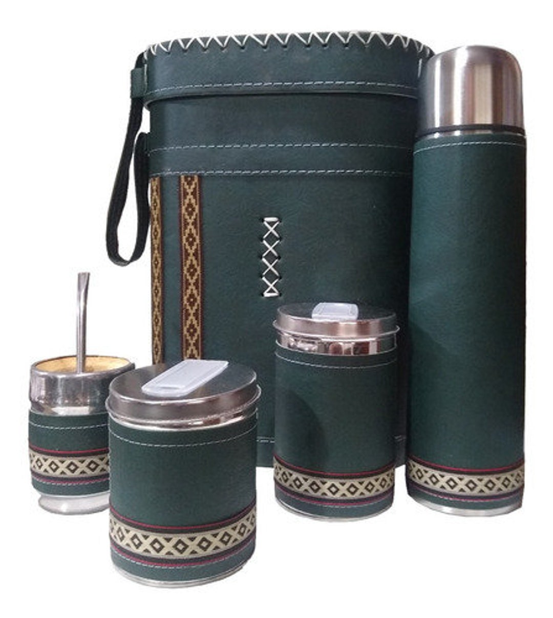 Mate Set Matero Kit Completo Mate, Matera Porta Termo Guarda Pampa ...