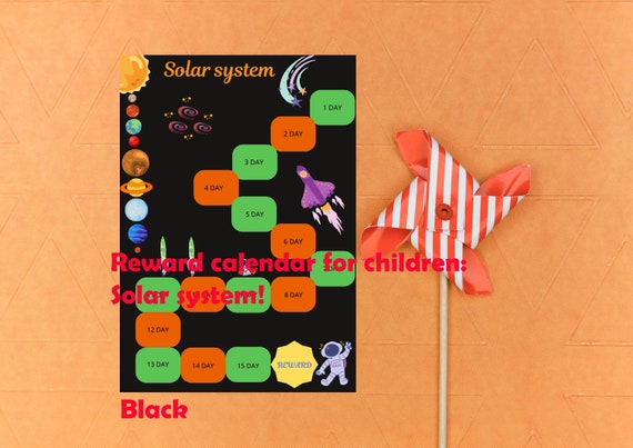 Solar System Reward Chartprintable Behavior Charttoddler - Etsy