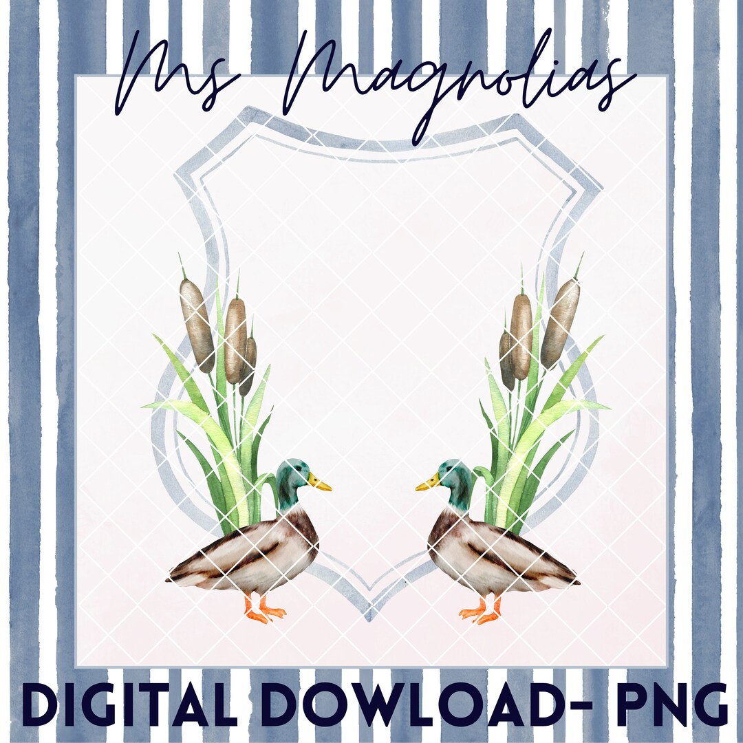 Duck Crest Sublimation Image - Etsy