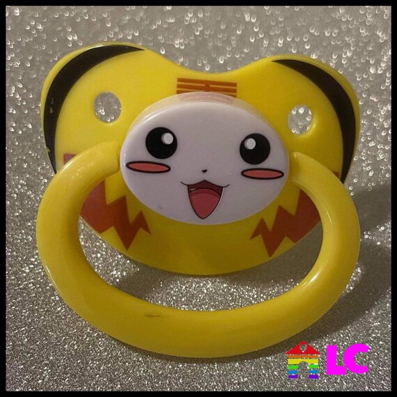 Pika Pokémon Pikachu Inspired Adult Pacifier - Etsy