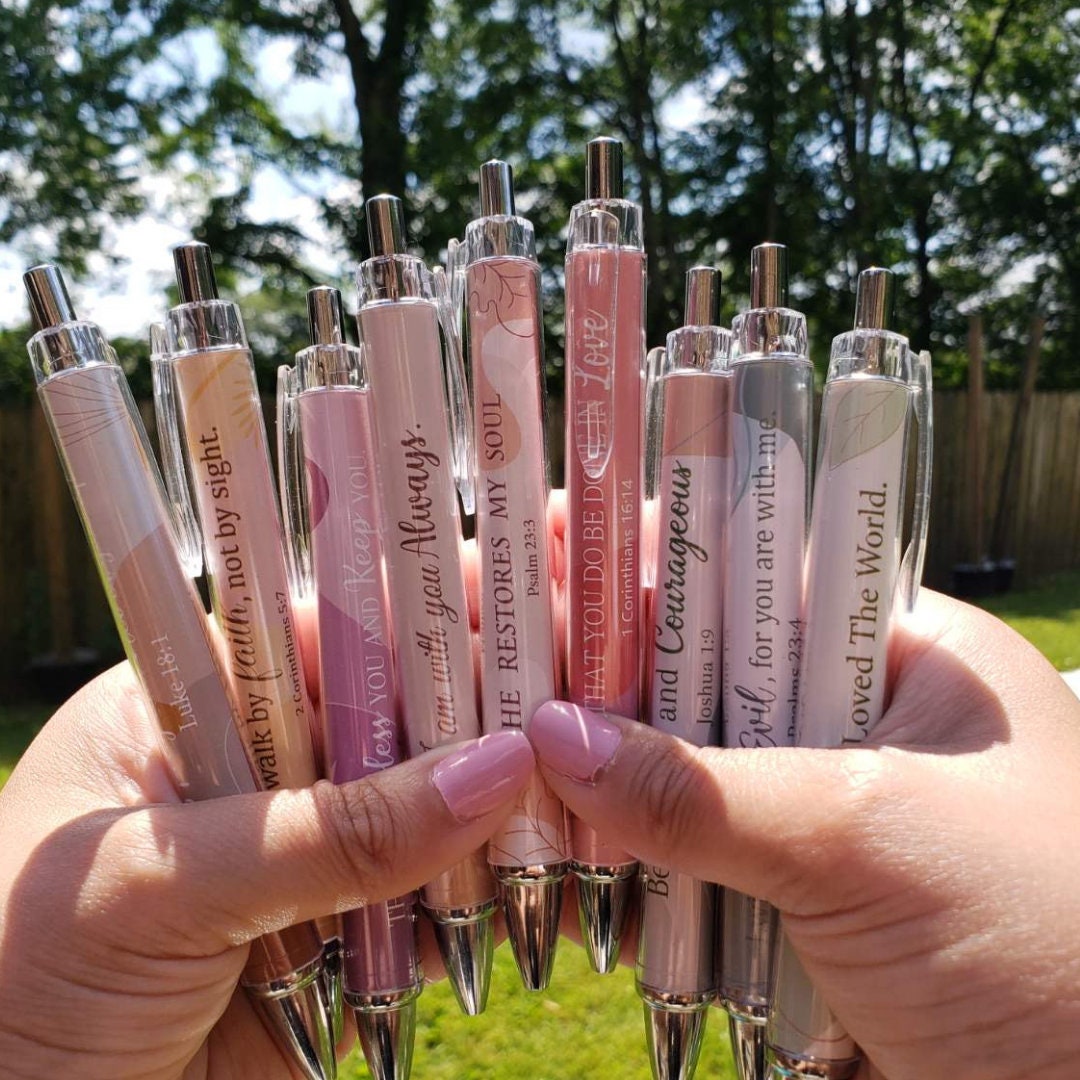 Scripture Pens, Gift Set, Christian Ballpoint Pen Set, Pens for ...