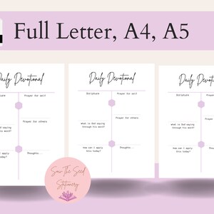 Lilac Devotional, Daily Prayer, Printable Daily Devotional, Digital ...