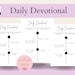Devotional, Templates Devotional, Daily Prayer, Printable Daily ...