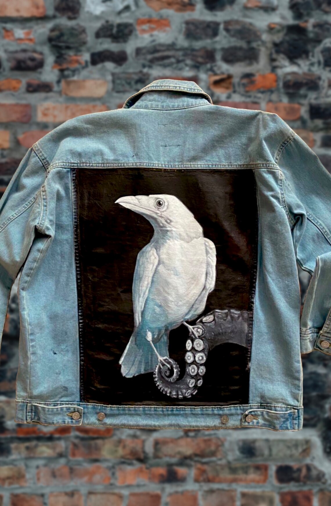 Hand Painted, Denim Jacket - Etsy