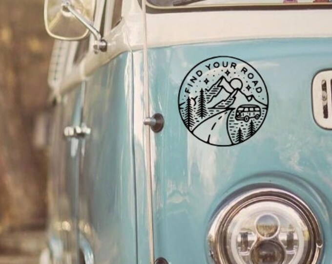 Vinyl Sticker | Find Your Road | Van Sticker | Caravan Sticker ...