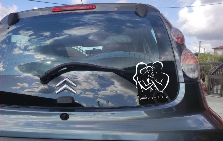 Sticker Family on Board Car Sticker Van Sticker Truck - Etsy