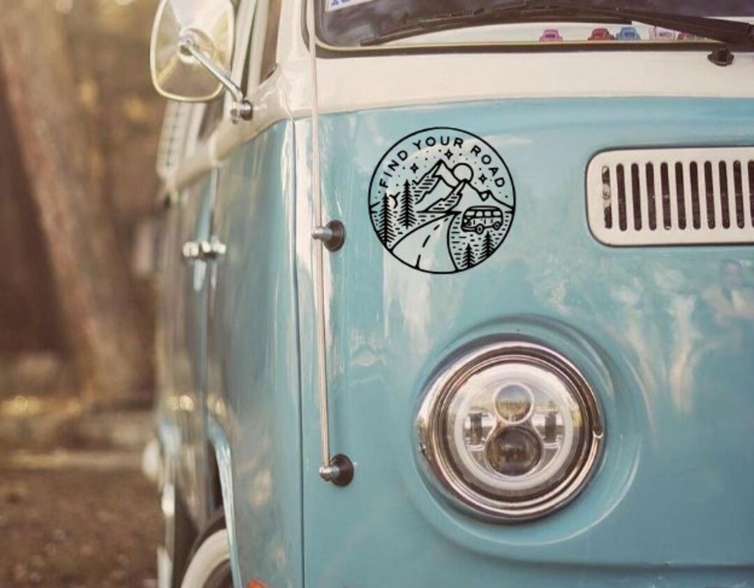 Vinyl Sticker Find Your Road Van Sticker Caravan Sticker Camping ...