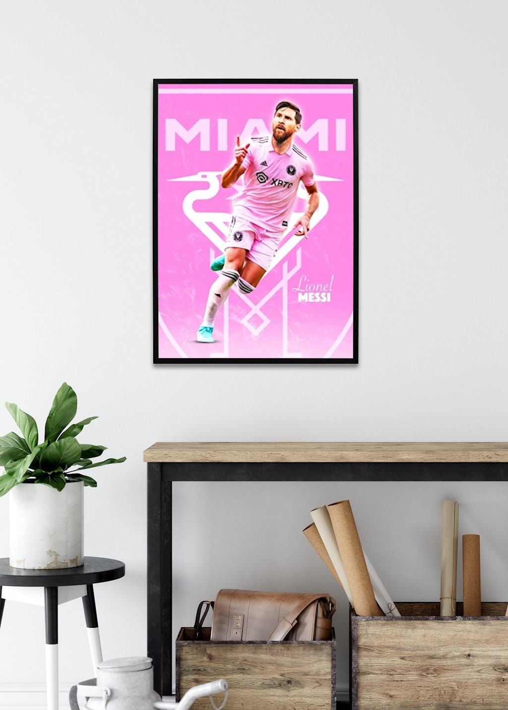 Inter Miami Messi Poster - Etsy