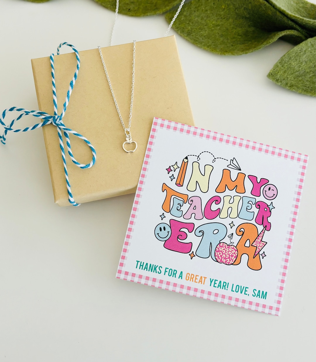 Teacher Appreciation; Taylor Swift Inspired "teacher Era" Pendant ...