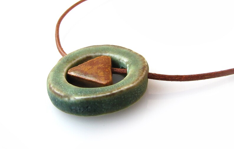 Fidget Collar Choker, Good Luck Necklace, Day Collar, Ceramic Necklace ...