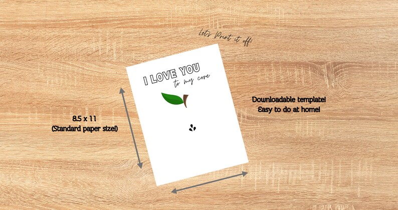 I Love You to My Core, Apple Footprint Art, Fall Footprint Art, Digital ...