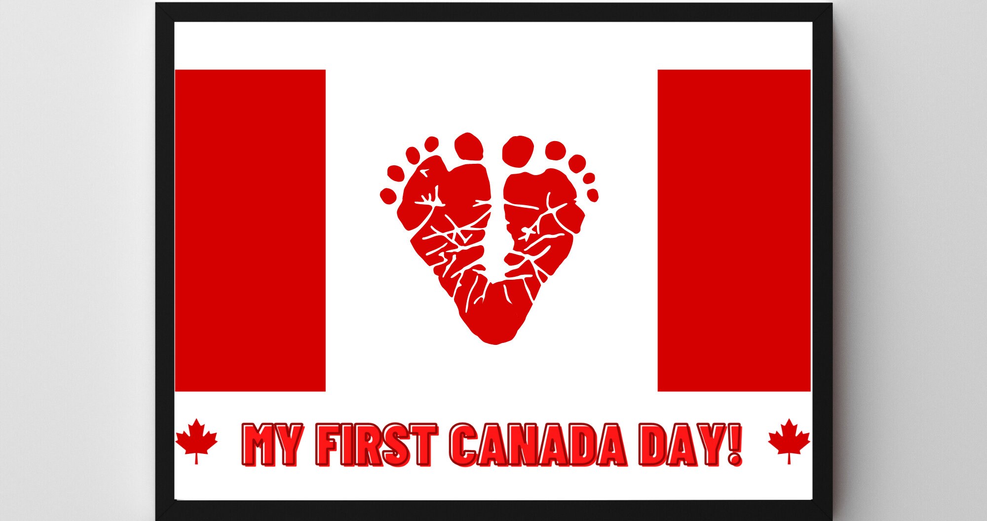 My First Canada Day Handprint Art, Canada Day Handprint, Canada Day ...
