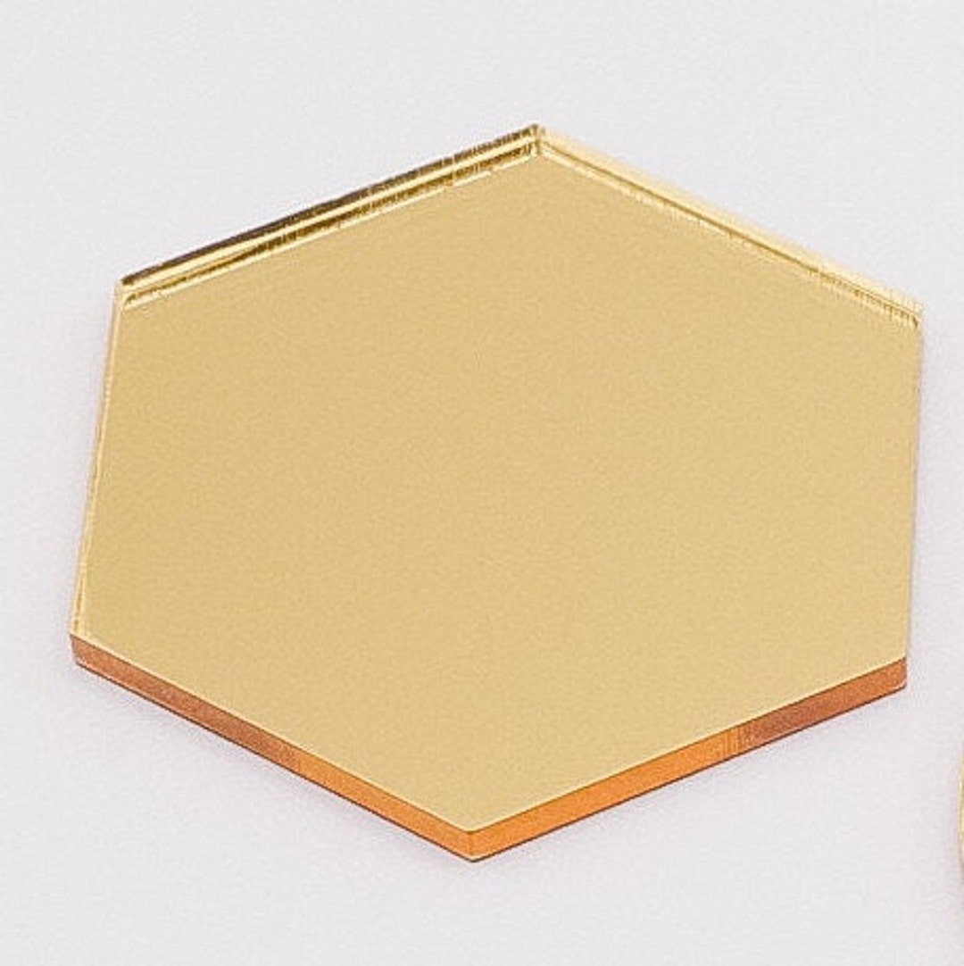 3" Hexagon Blanks (32 Pack) | 3mm Thick Acrylic Hexagon Place Cards - Etsy