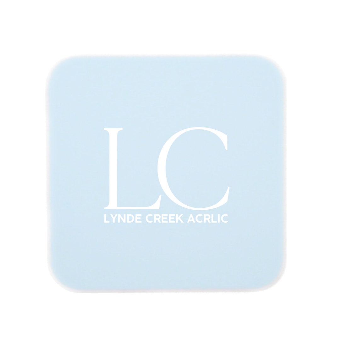 Powder Blue Acrylic Baby Blue Acrylic Light Blue Matte - Etsy