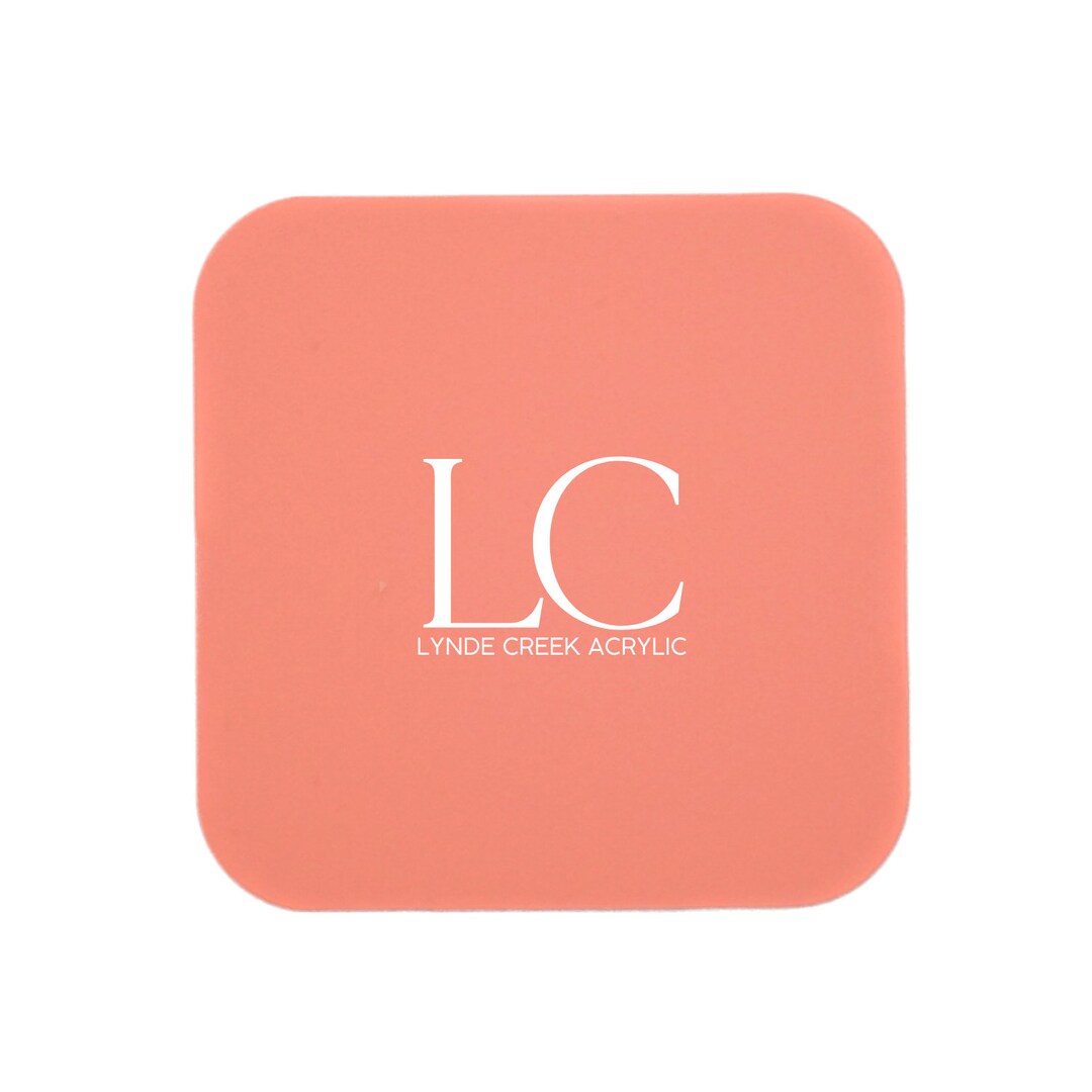 Coral Kiss Acrylic Coral Pink Acrylic Sheet Laser Engraving Laser ...