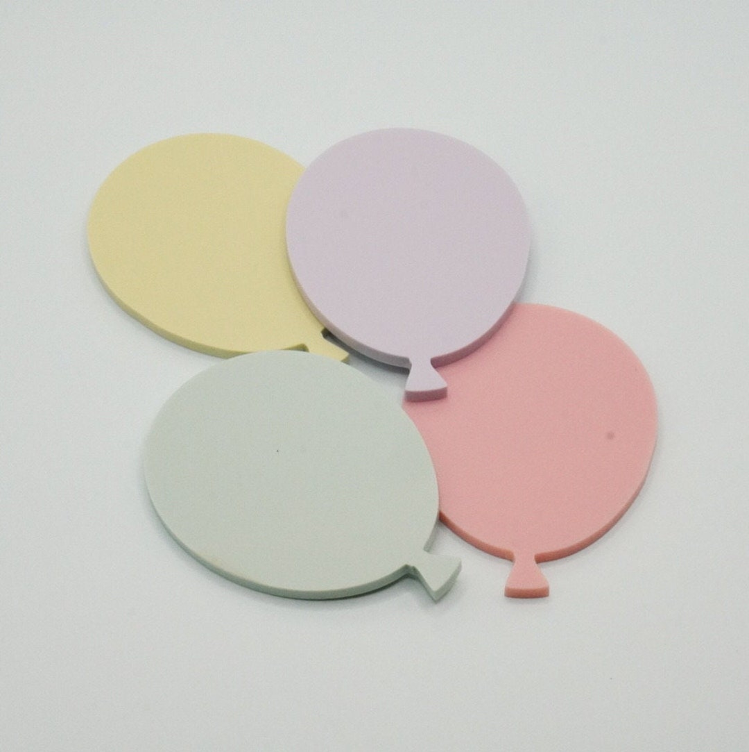 3 Balloons 30-pack Acrylic Balloon Blanks Blank Party Acrylic Place ...