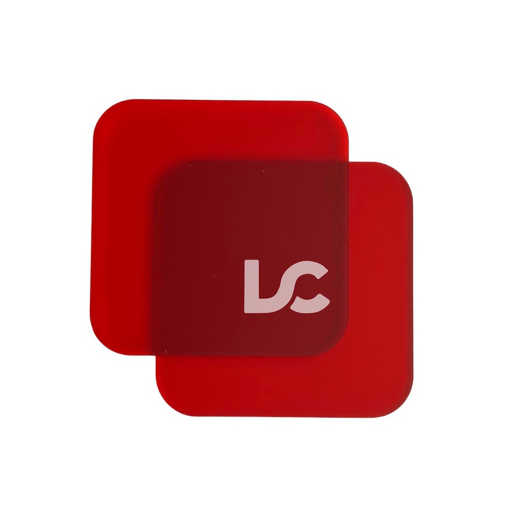 Frosted Red Acrylic | 3mm Cast | Bright Red Frosted Acrylic | Holiday ...