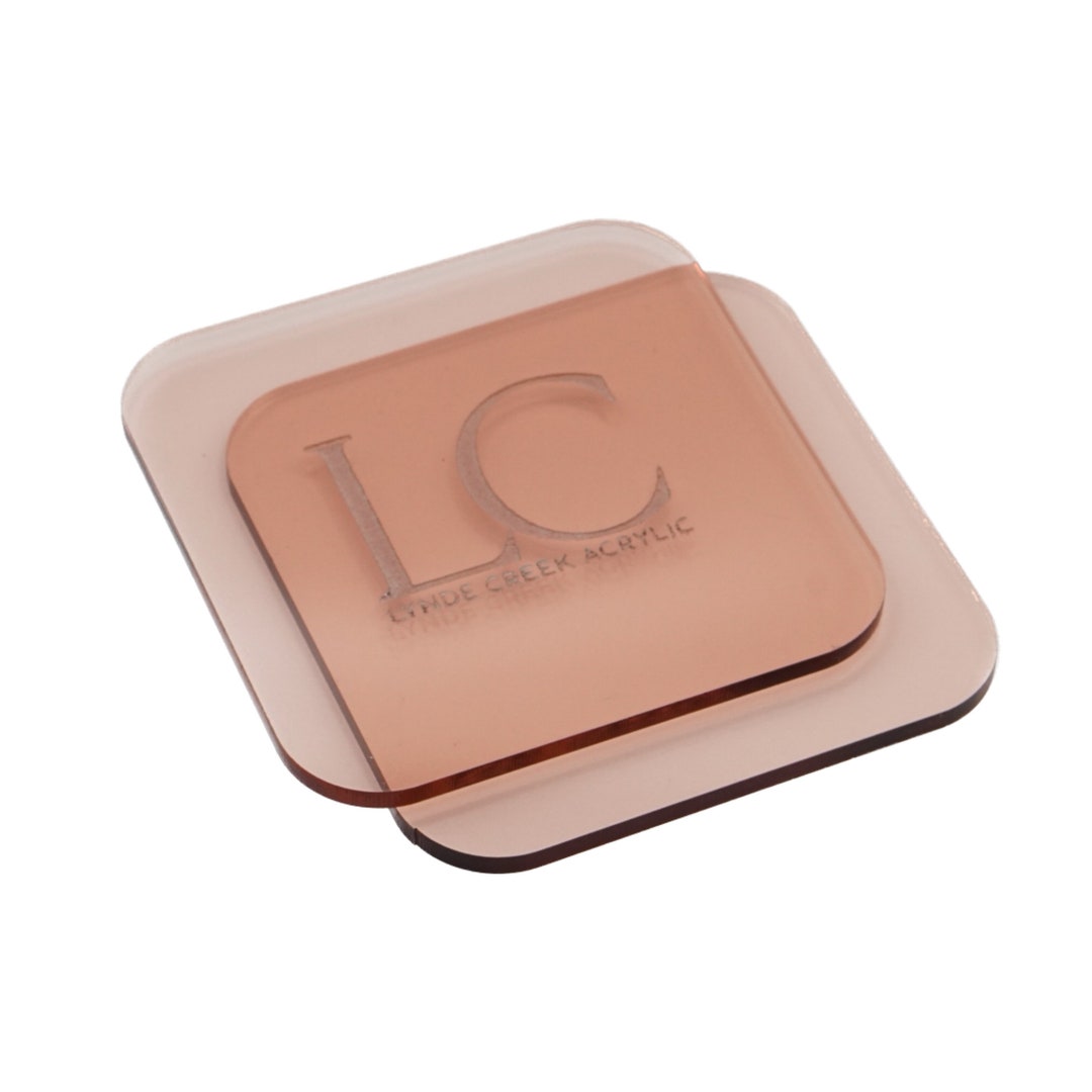 Rose Tinted Clear Acrylic Transparent Pink Tinted Acrylic Sheet Laser ...