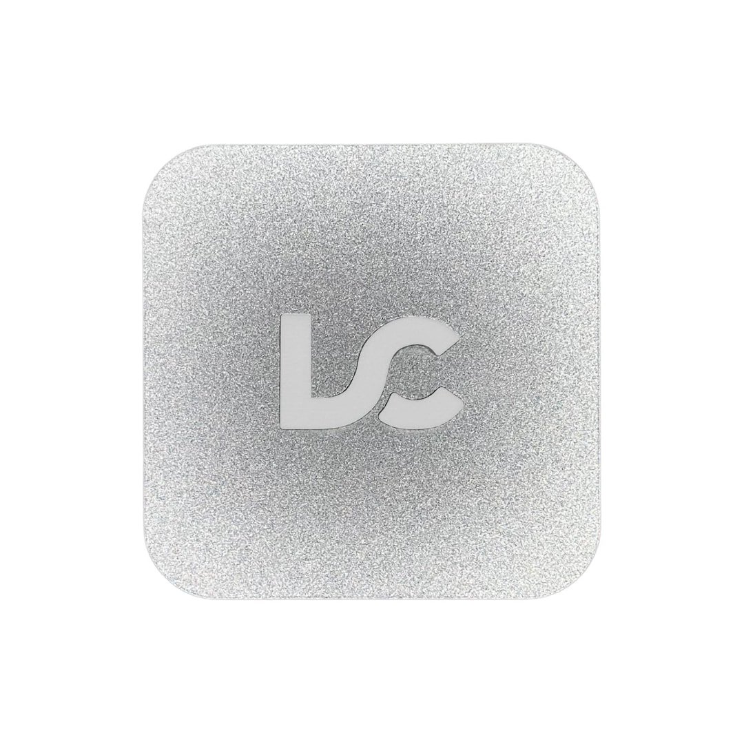 Glitter Silver on White Two-tone Cast Acrylic | 3mm Silver Glitter ...