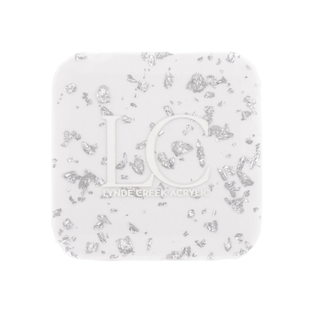 Silver Foil Cast Acrylic | 3mm Silver Foil in Clear Acrylic | CO2 Laser ...
