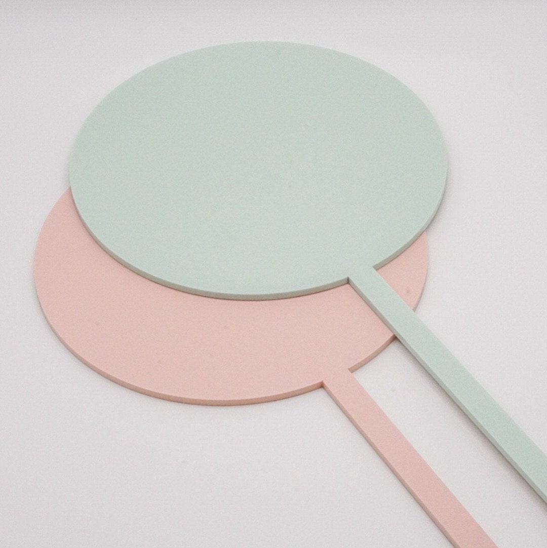 5" Round Cake Toppers (6-pack) | Blank Cake Toppers | Round Cake ...