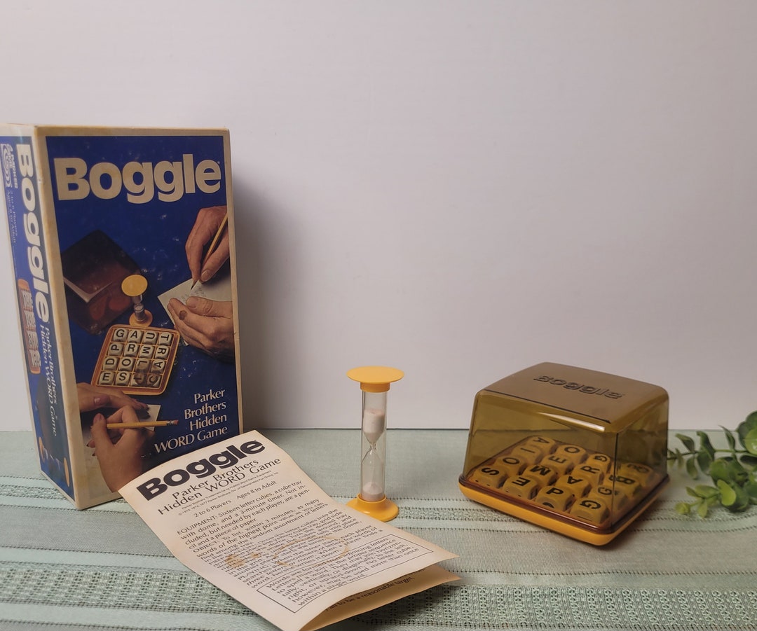 Vintage Boggle Game 1977 Edition by Parker Brothers - Etsy