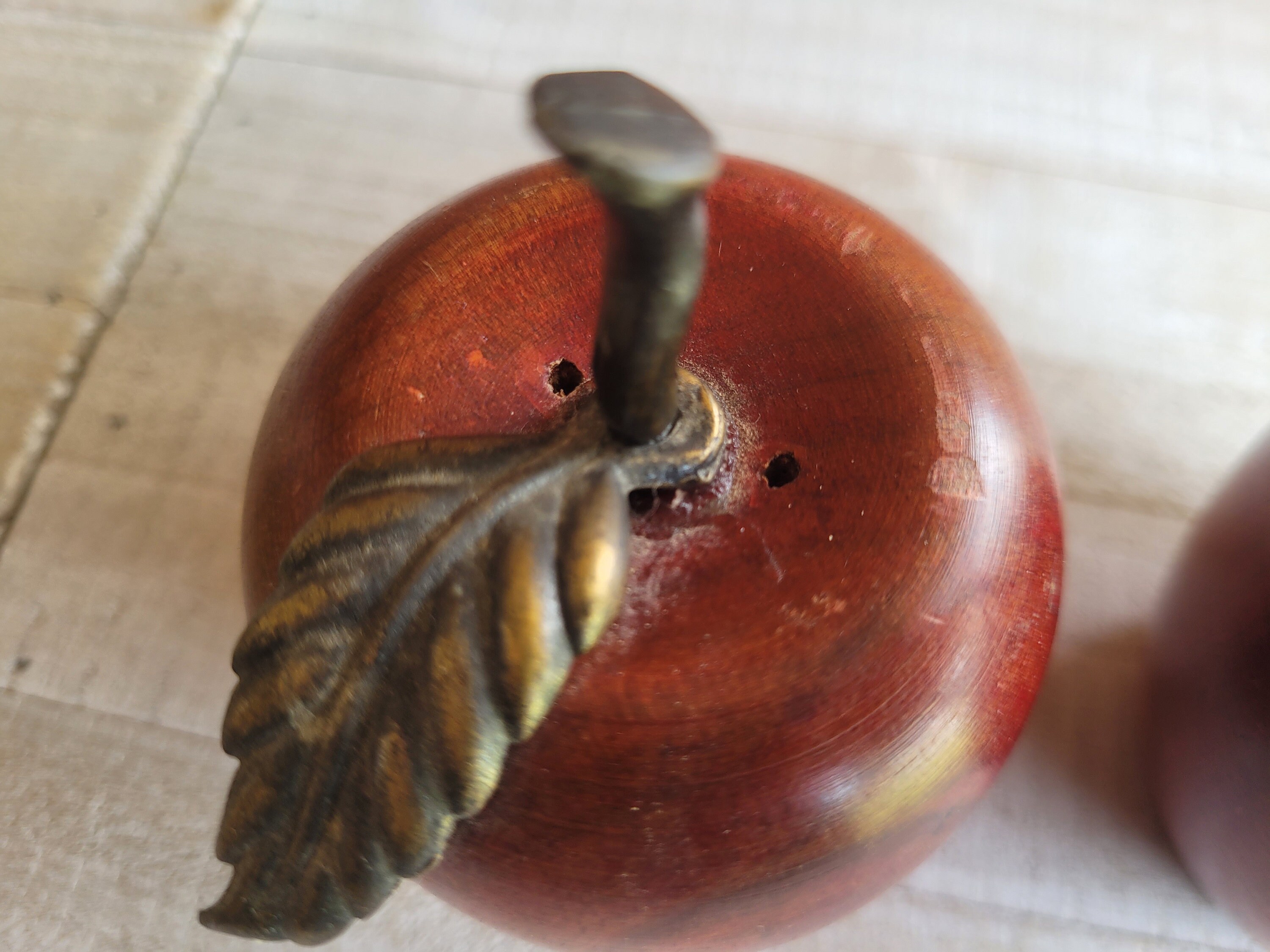 Vintage Mcm Wooden Apple Salt and Pepper Set Perfect for - Etsy